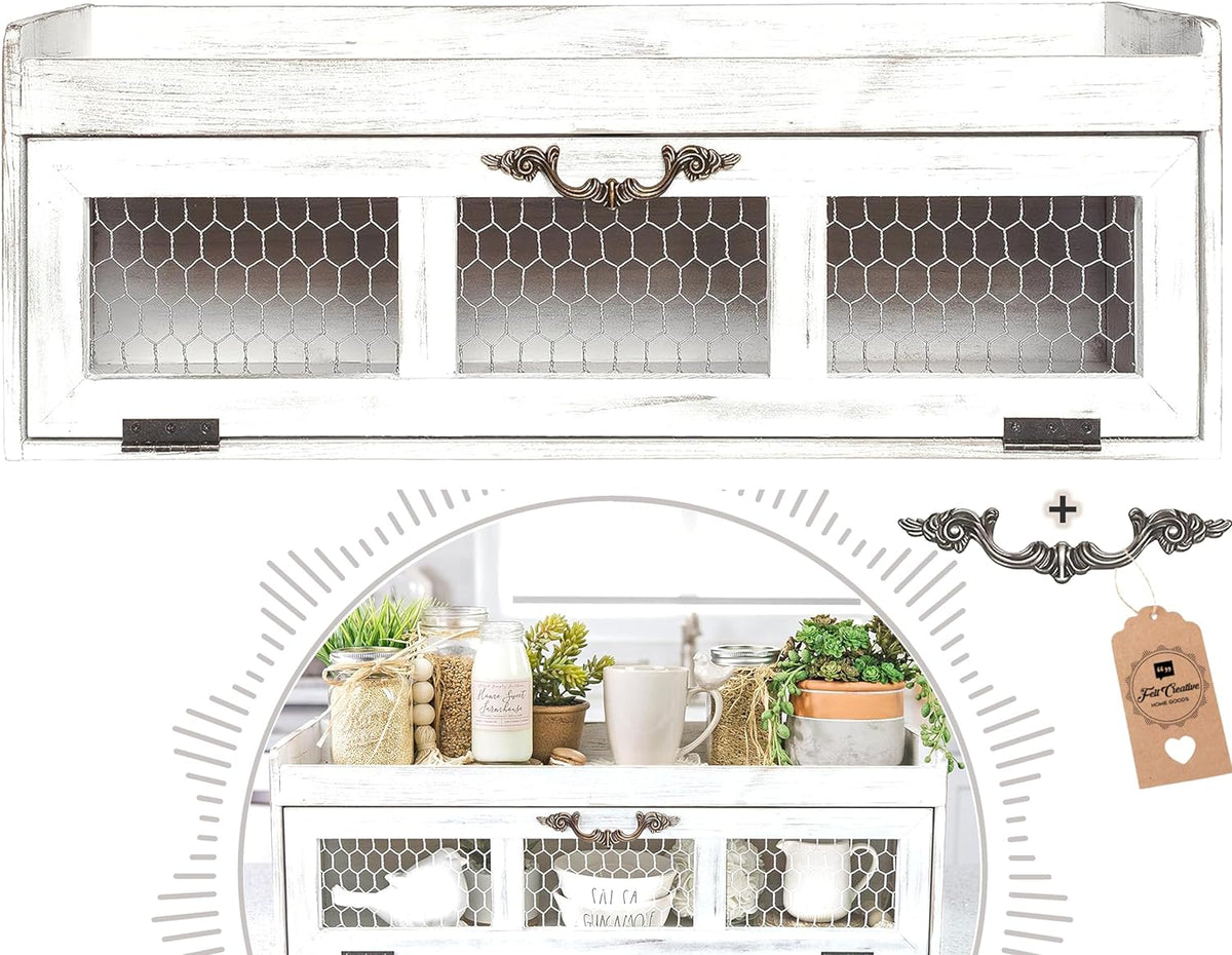 Chicken wire shelving store