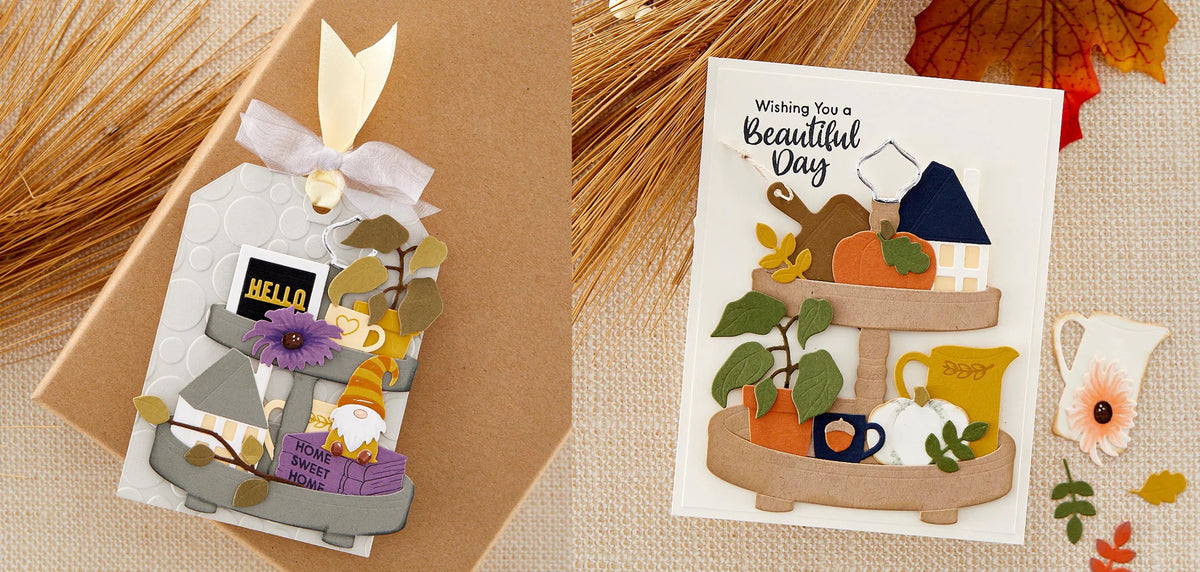 DIY Tiered Tray cards ?! – Felt Creative Home Goods